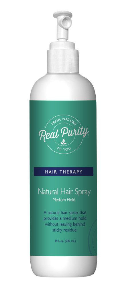 Real Purity Natural Hair Spray Medium Hold - All Natural Cosmetics