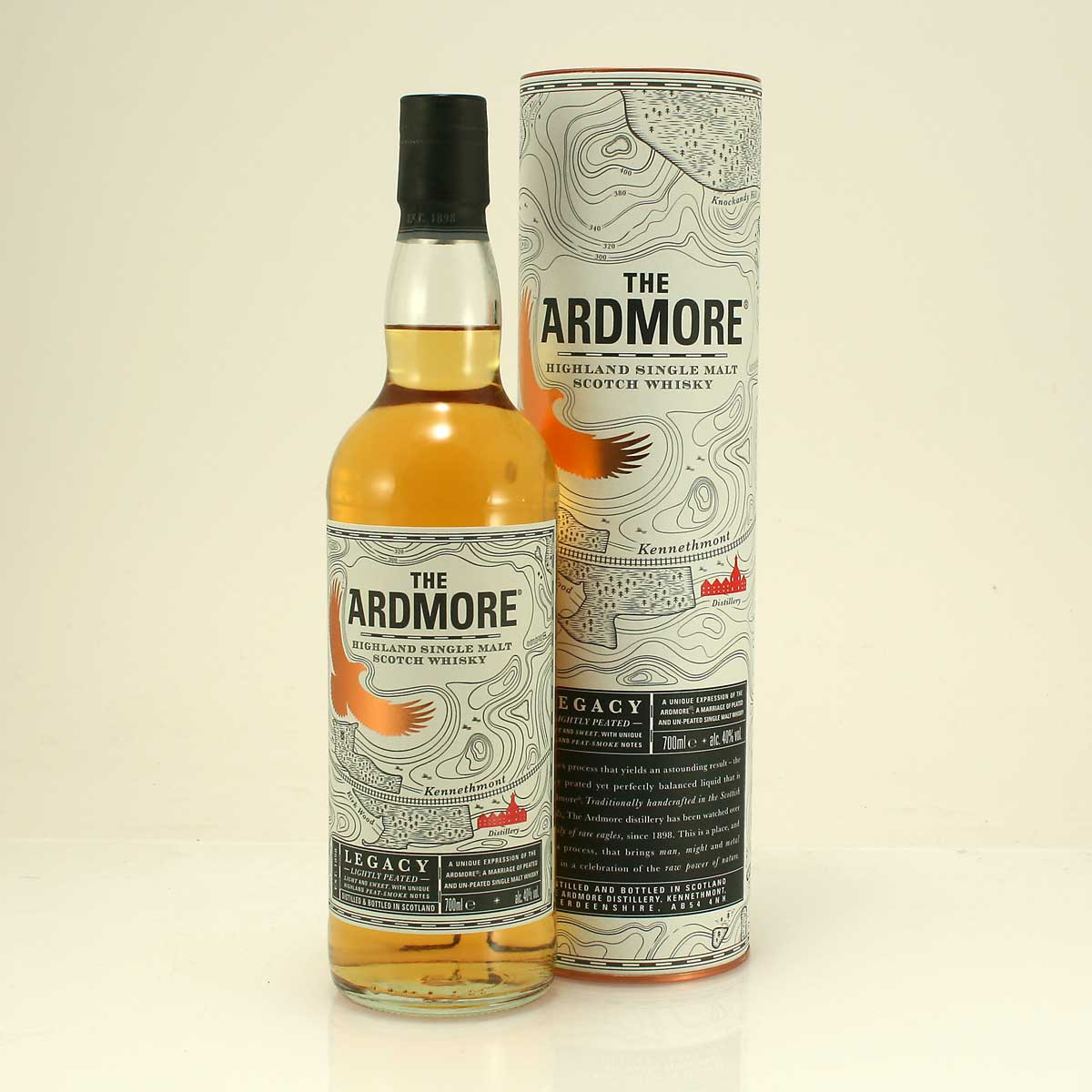 The Ardmore 'Legacy Lightly Peated' Highland Single Malt Scotch Whisky ...