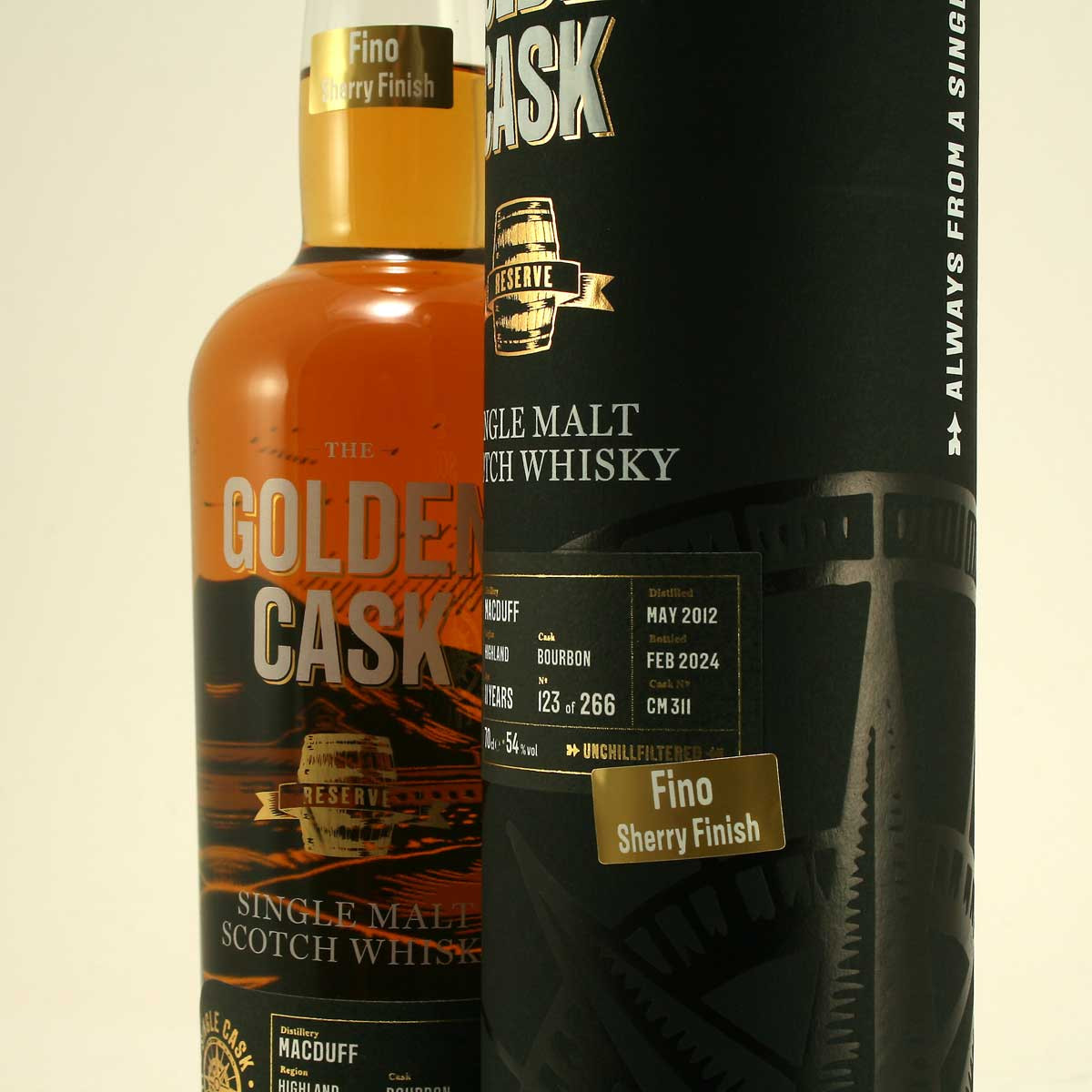 Macduff Distillery 11 year old Single Cask Fino Sherry Cask Finish ...