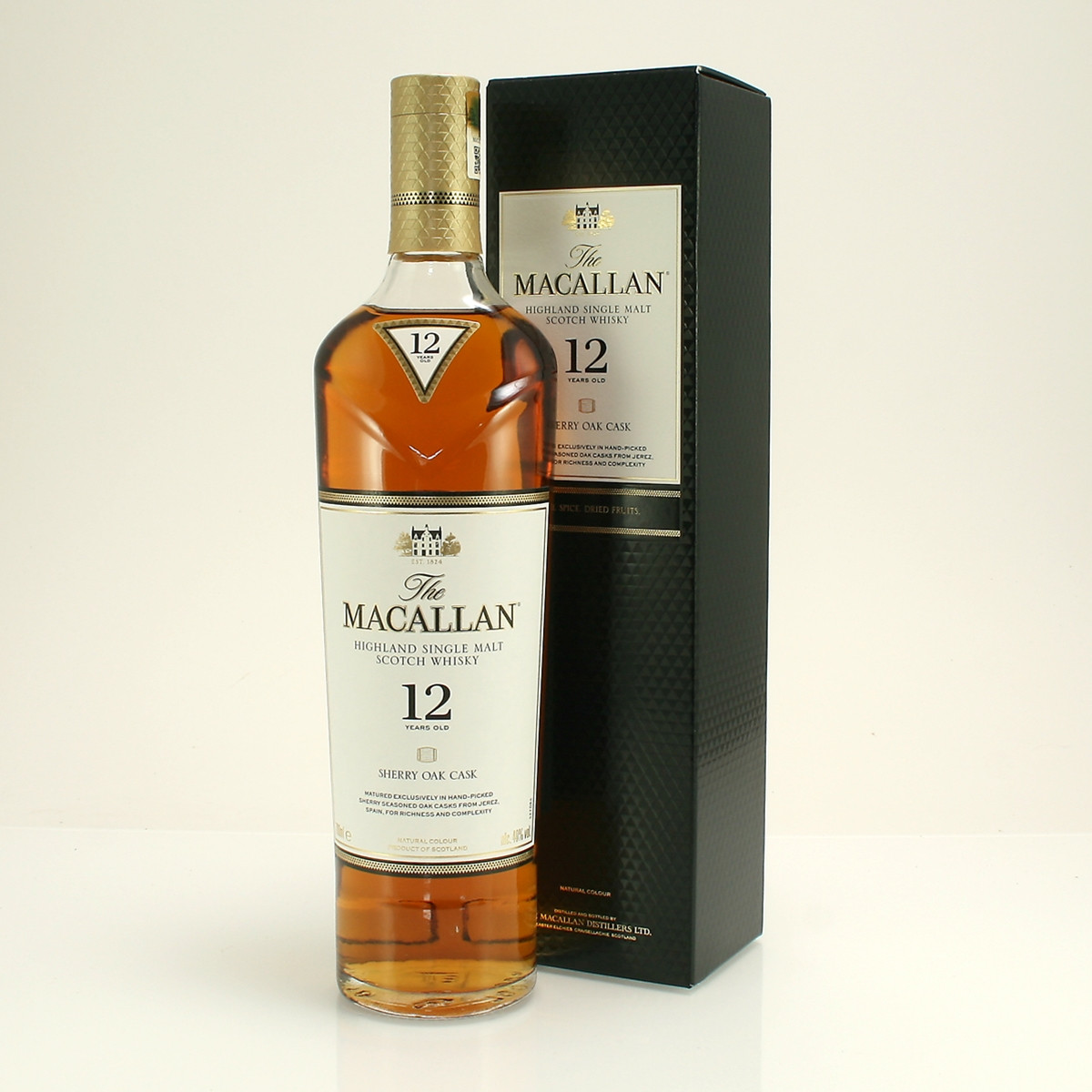 The Macallan 12 y/o Sherry Oak Cask 40% 70cl