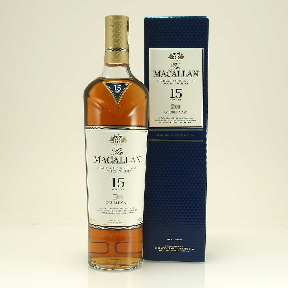 Macallan 15 year old Double Cask Highland Single Malt Scotch Whisky 43% ...