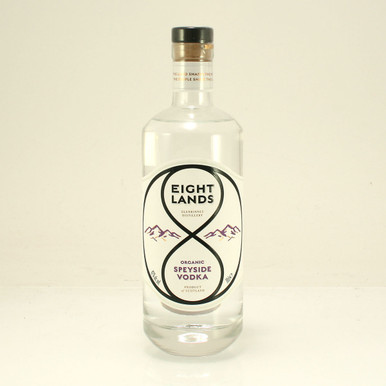 Eight Lands Organic Speyside Vodka from The Glenrinnes Distillery 42% 70cl
