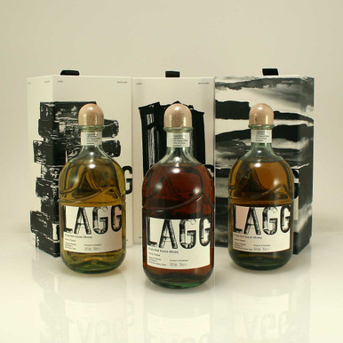 Lagg Isle of Arran. Set of Three Inaugural Release Batch 1, Batch 2 and ...