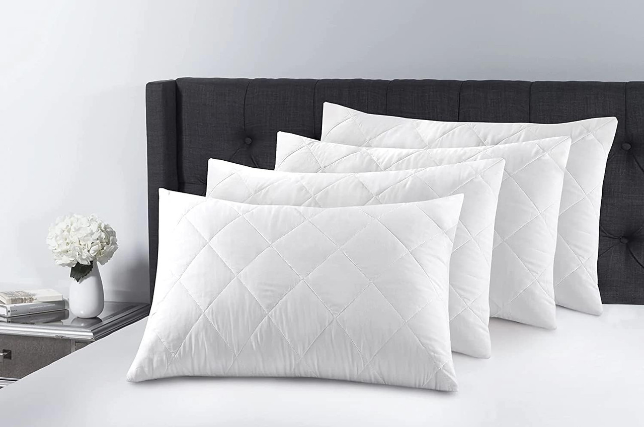 Hotel-like Luxury Experience at Home Quilted Pattern Pillows Making you ...