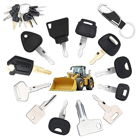 Starter Key Set 12 Pcs Replacement Ignition Key Set Universal Ignition ...