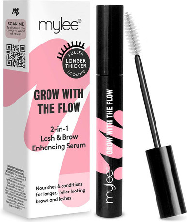 Mylee Enhancing Eyelash Serum for Lashes and Brows - Natural Fuller ...