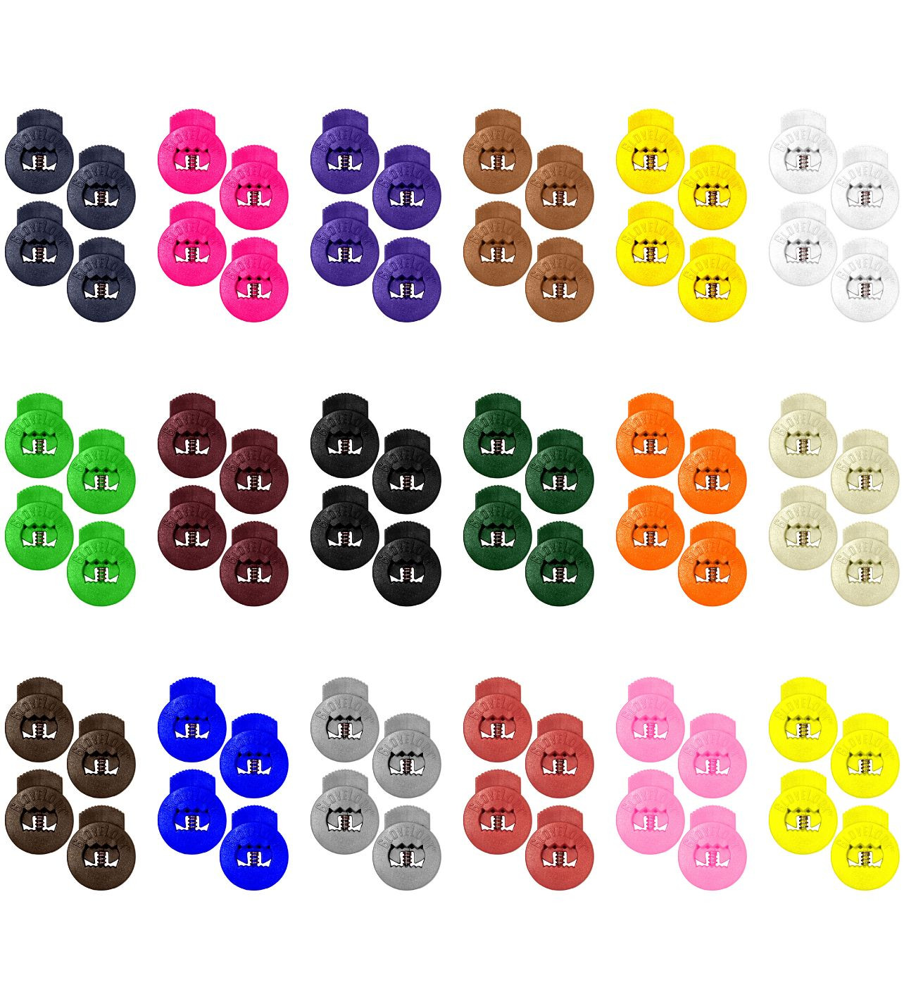 GloveLock 4 Pack - Glove Locks Keeps Gloves Tight On Hand!