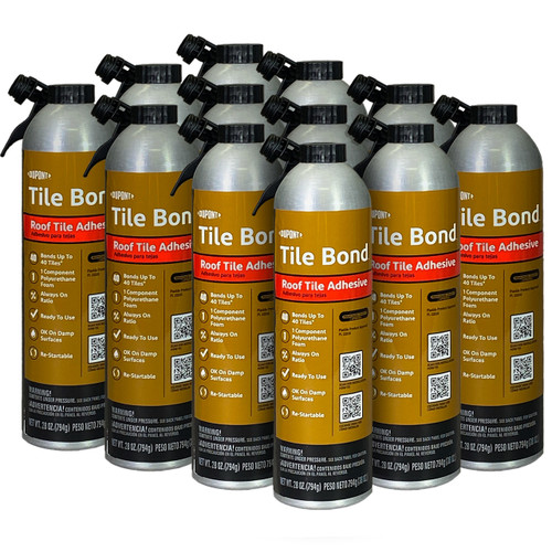 DuPont TILEBOND Roof Adhesive, 28 oz. with Reusable Straw, Case of 12 ...
