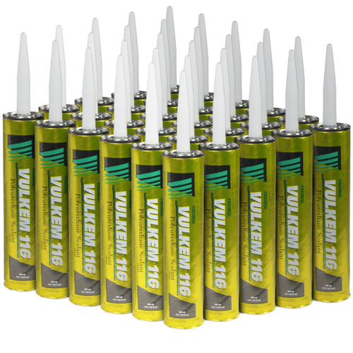 Vulkem 116, 10 oz Cartridge, Assorted Colors Case of 30 with AWF PRO Gloves