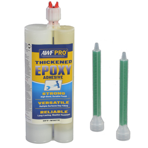 AWF PRO Thickened Epoxy, 450 mL Dual Cartridge with 2 Static Mixers ...