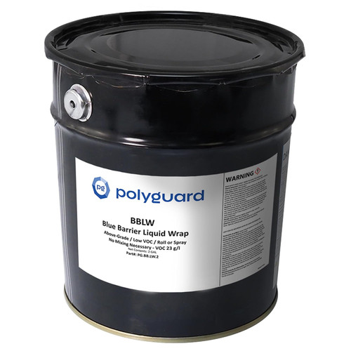 Blue Barrier™ Liquid Wrap – Spray or Roll-On Vapor-Permeable Air ...