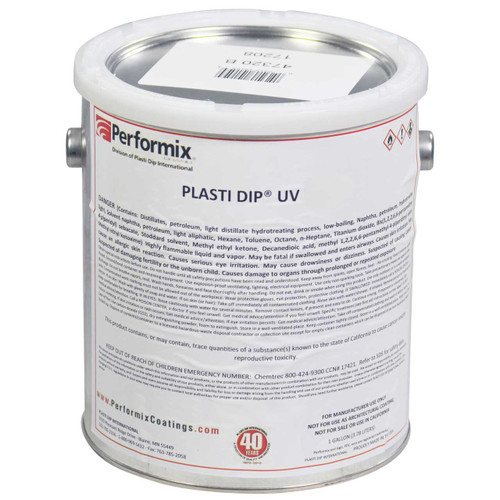 Plasti Dip® UV 1 Gallon, Unthinned Liquid Rubber Coating with UV ...
