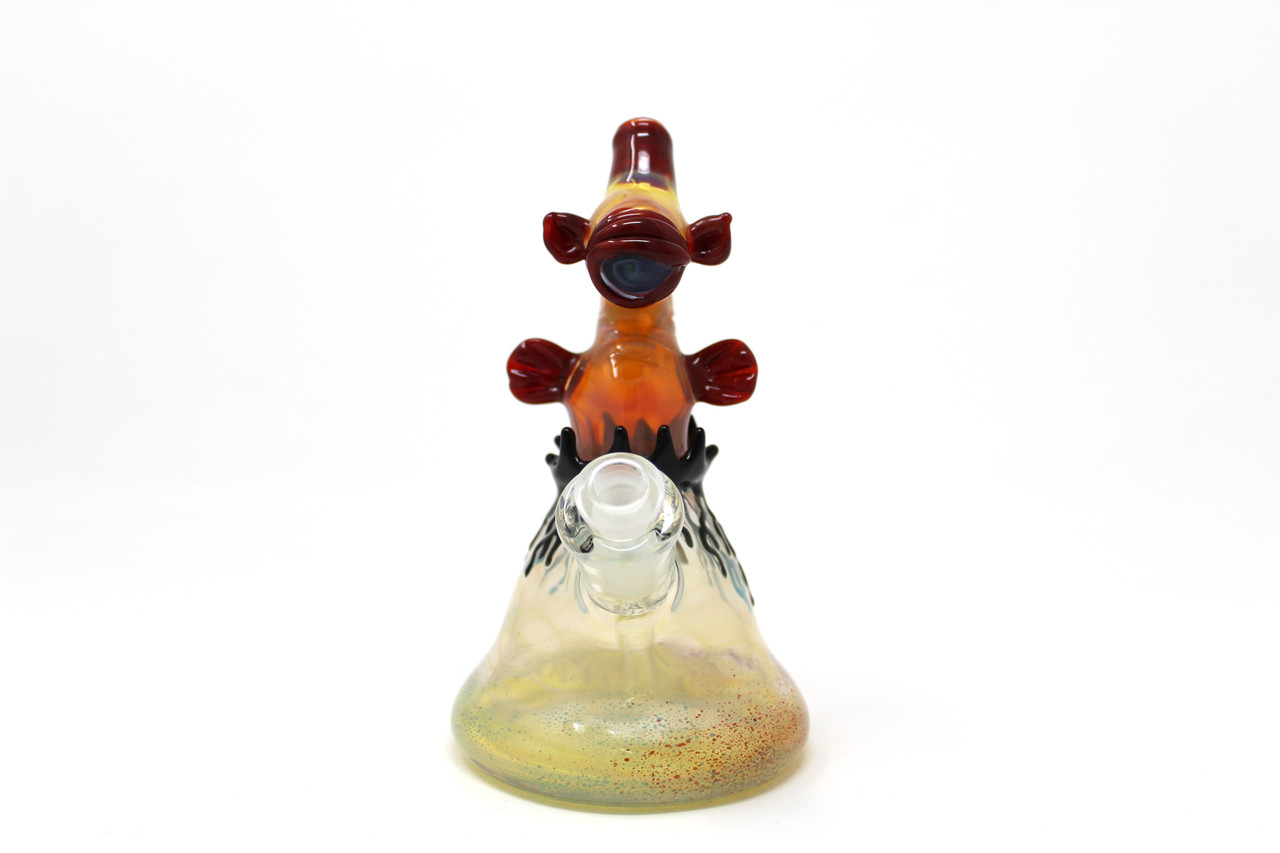 Firehawk - Red Seamonster Beaker Rig - The Honey Pot Smoke Shop