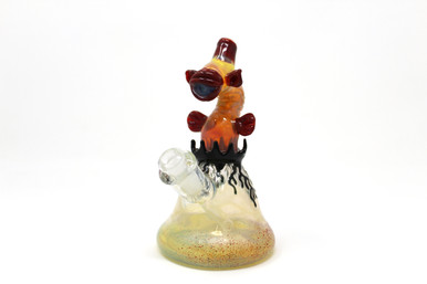 Firehawk - Red Seamonster Beaker Rig - The Honey Pot Smoke Shop