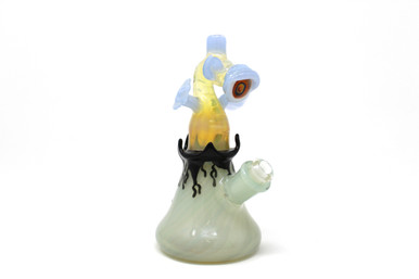 Firehawk - Blue Seamonster Beaker Rig - The Honey Pot Smoke Shop