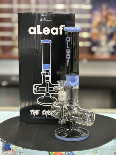 aLeaf - The Shortie 12" Water Pipe w/ Inline Perc - The Honey Pot Smoke ...