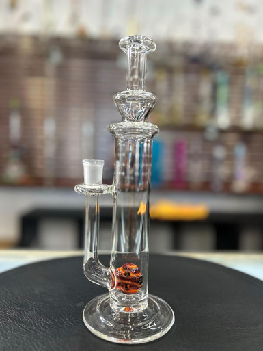 Weatherly - 12" Barrel Perc Tube - The Honey Pot Smoke Shop