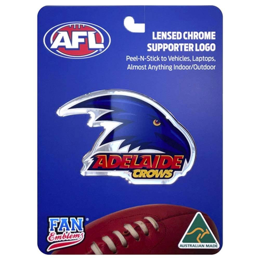 AU Seller - Fan Emblems - AFL Adelaide Crows Logo Decal - Totally Kidz ...
