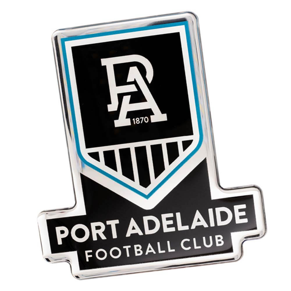 AU Seller - Fan Emblems - AFL Port Adelaide Logo Decal - Totally Kidz ...
