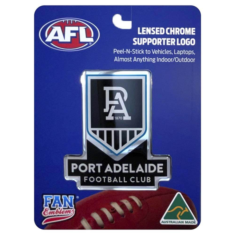AU Seller - Fan Emblems - AFL Port Adelaide Logo Decal - Totally Kidz ...