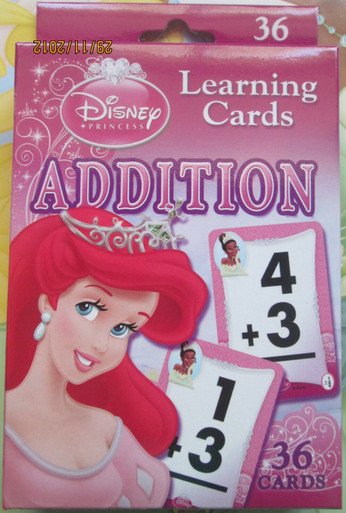 SALE - Pack of Disney Princess FLASH CARDS - Totally Kidz & Gifts