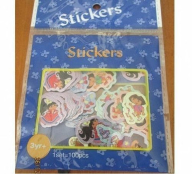 Pack of 100 Dora the Explorer Stickers - for parties scatters loot bags ...