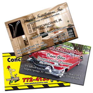 2 sided full color 16pt business cards