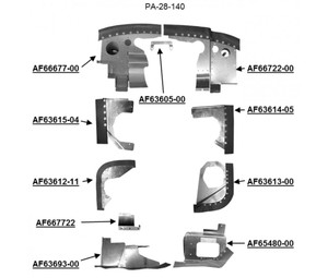 Piper Models - PA-28 - PA-28-140 -150 -160 -180 and 235 - Engine ...