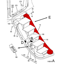 Aft Airstair Cover , Beechcraft 1900 , Replaces Part 129-530038-25 - Knots 2U, Ltd.