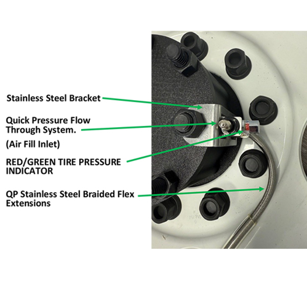 Qp 00250f Quick Pressure Ss Flexible Extension 13 34 Flange Mount