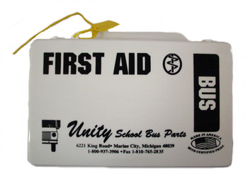 First Aid and Safety - School Bus First Aid Kit Components - Empty ...