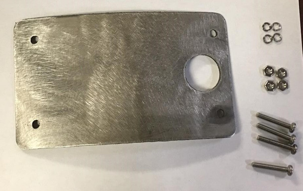 IN100SS, Custom Bus Stainless Steel mirror bracket - Unity School Bus Parts