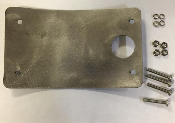 IN100SS, Custom Bus Stainless Steel mirror bracket - Unity School Bus Parts