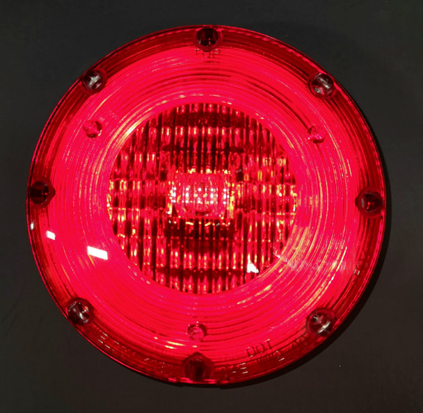 1-1080-1106, Red 2 Wire Halogen Warning Light 1080 Series