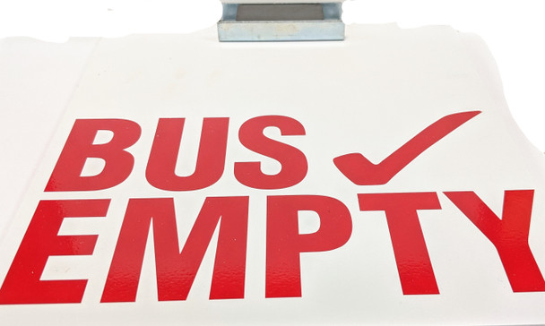 BE-M, Bus Empty Sign - Magnetic