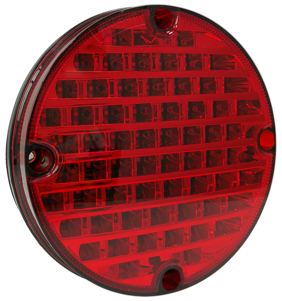 100WA0011, LED FA Series 7" Round Warning Light (Red)