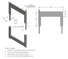 IN264R, Custom Bus IC Rear Aluminum Door Top Replacement Bolt On Kit ...