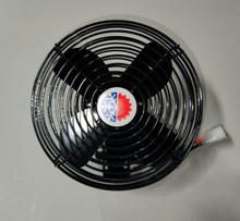 1000202057, Black Metal Dash Fan w/ Track Mount