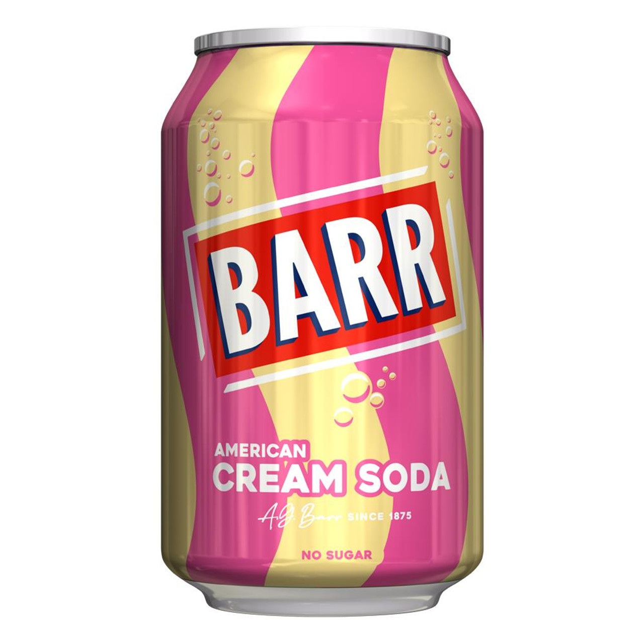 Barrs Original American Cream Soda 24 x 330ml Cans