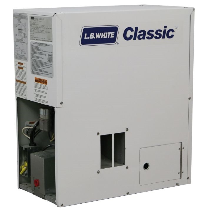 L.B. White® Classic Pilot Forced Air Heater, 60000 Btu/hr, 115 VAC, Propane