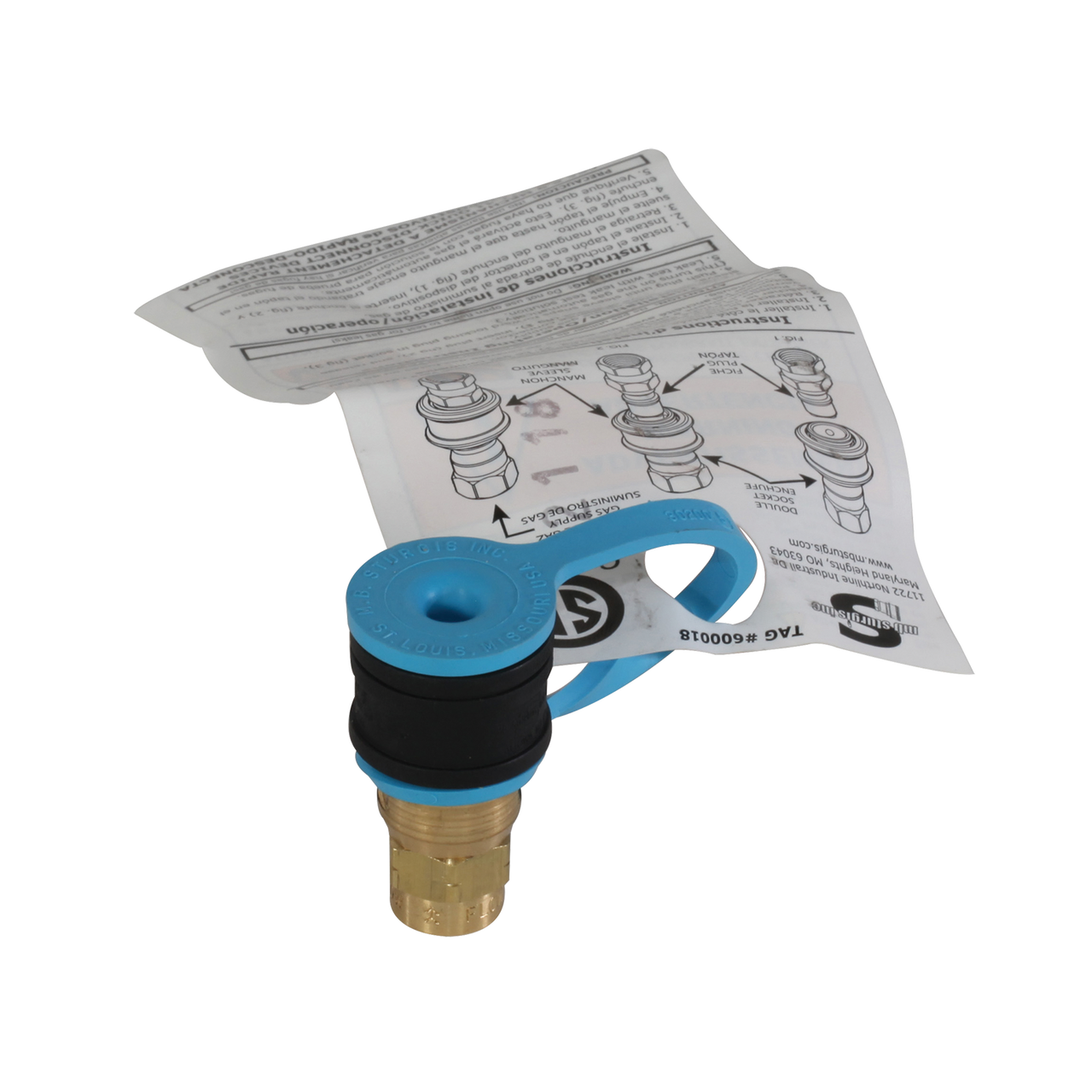 L.B. White® Replacement Quick Coupling Disconnect With Dust Plug, For ...