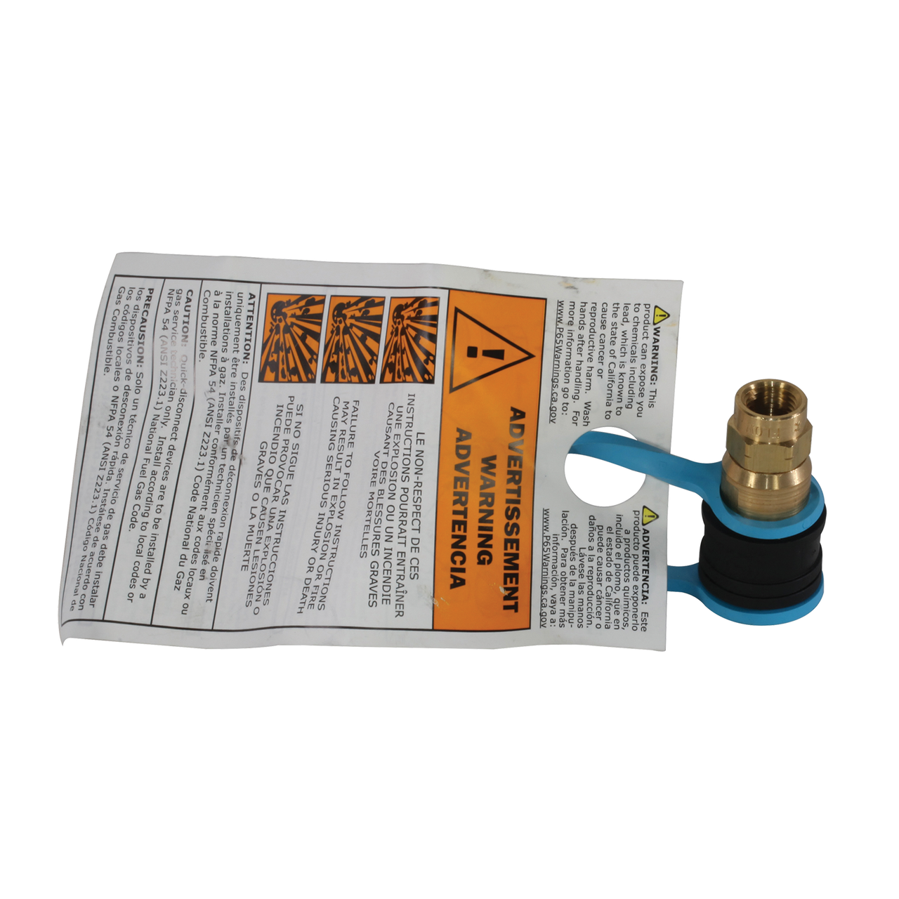 L.B. White® Replacement Quick Coupling Disconnect With Dust Plug, For ...