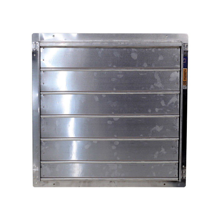 ACME Shutter, Fits Fan Dia: 36 in, 37 x 37 in Opening Required, Aluminum
