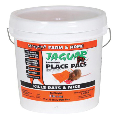 Jaguar® Rat and Mouse Bait, 50 g, Pellet
