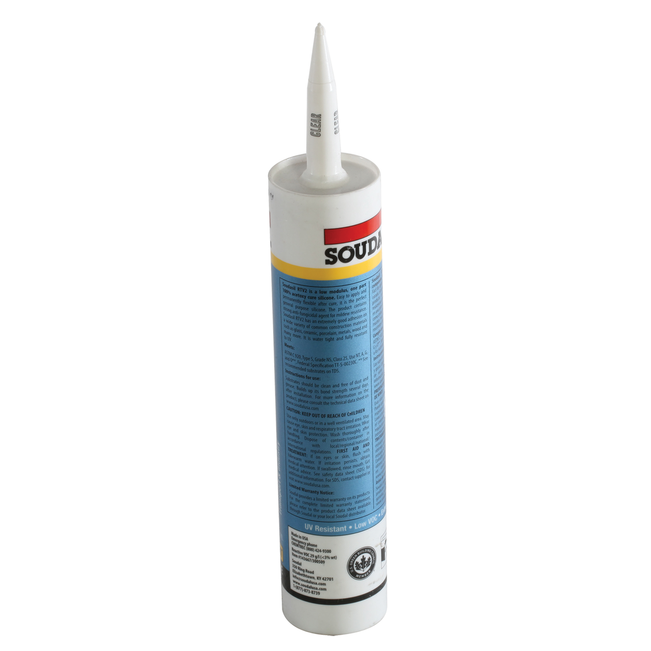 Caulk Silicone Clear 10oz