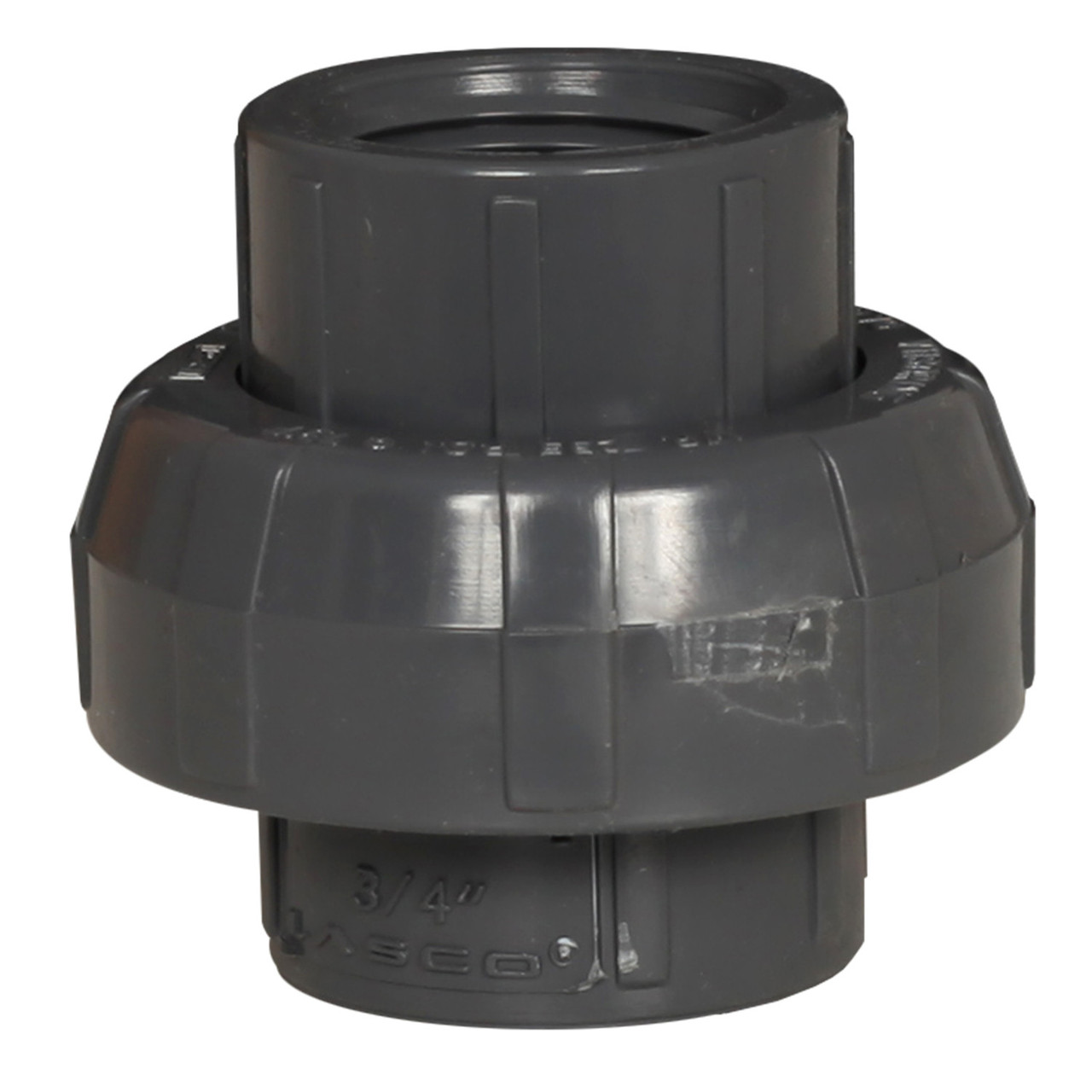 3/4 Inch Schedule 80 PVC Union Threaded