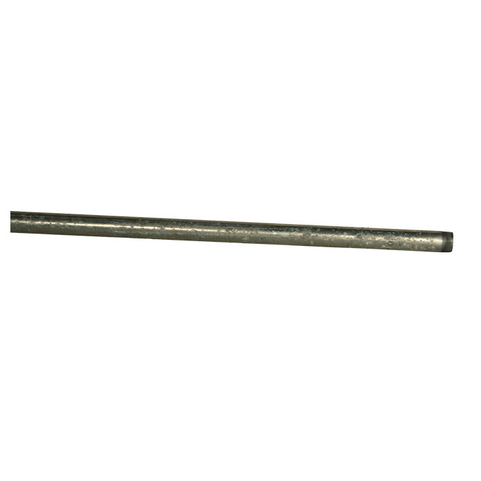 1 in, Schedule 40, Galvanized Steel Threaded Pipe