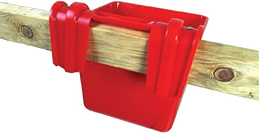 Little Giant Hook Over Feeder - 15 Quart - Red