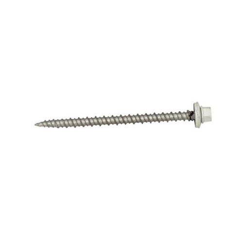 SFS Woodgrip Sheet Metal Screw, Imperial, #9, 3 in OAL, Hex Washer Head ...