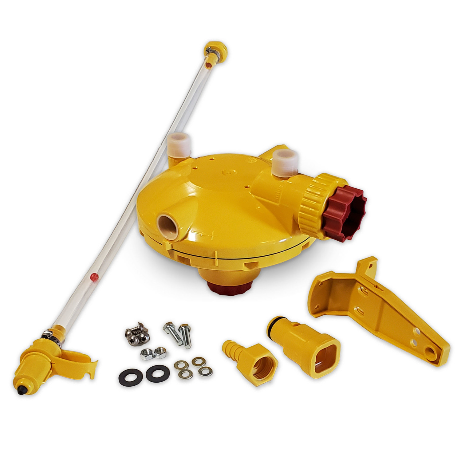 LUBING Regulator for 22MM Pipe with 24" Rise Tube